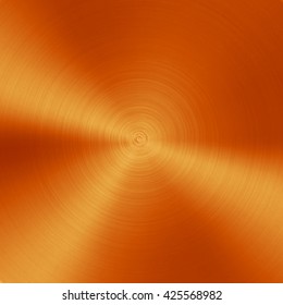 Bronze Metal Background Realistic Circular Brushed 스톡 벡터(로열티 프리 ...
