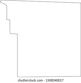 Brooks County Map State Texas Stock Vector (Royalty Free) 1508340017