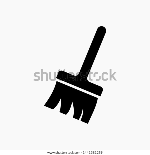 Broom Symbol Icon Vector Illustration Stock Vector (Royalty Free ...