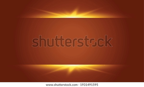 Brown Background Glowing Light Effect Design Stock Vector (Royalty Free ...