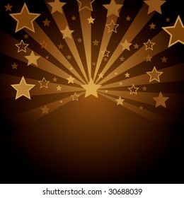 Brown Background Stars Stock Vector (Royalty Free) 30688039 | Shutterstock