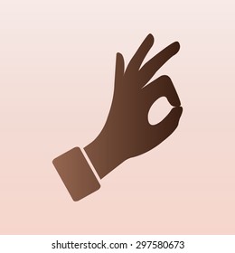 Brown Hands Icons Stock Vector (Royalty Free) 297580673 | Shutterstock