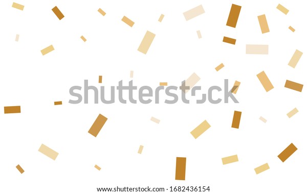 Brown Nice Looking Confetti On White Stock Vector (Royalty Free ...