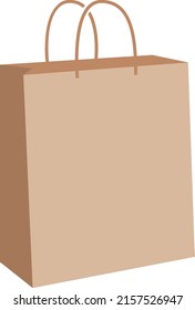 Brown Paper Bag Vector Art Stock Stock Vector (Royalty Free) 2157526947 ...