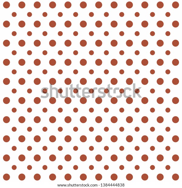 Brown Polka Dot Background Wallpaper Vetor Stock Vector (Royalty Free ...