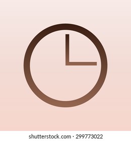 Brown Vector Black Clocks Icons Stock Vector (Royalty Free) 299773022 ...
