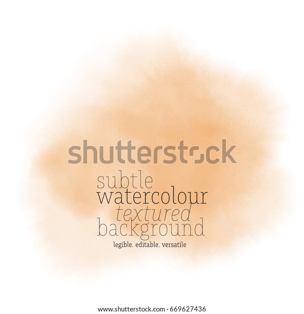 Brown Watercolor Splash Stock Vector (Royalty Free) 669627436 ...