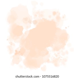 Brown Watercolor Splashes Stock Vector (Royalty Free) 1075516820 ...
