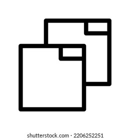 Browser Tabs Icon Black Outline Style Stock Vector (Royalty Free) 2206252251 | Shutterstock