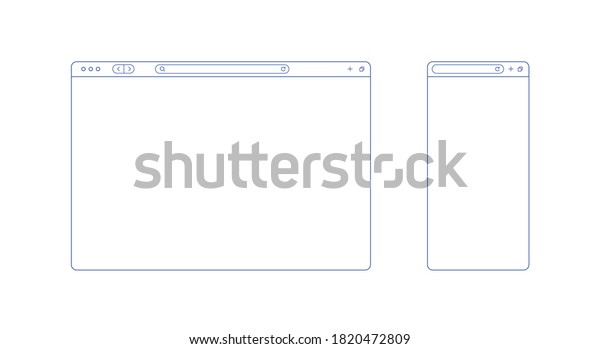 26,488 Web Browser Outline Images, Stock Photos & Vectors | Shutterstock