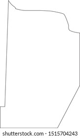 Brunswick County Map State Virginia Stock Vector (Royalty Free) 1515704243