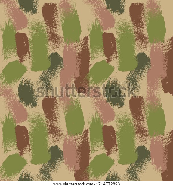 Brush Effect Design On Yellow Background Stock Vector (Royalty Free ...