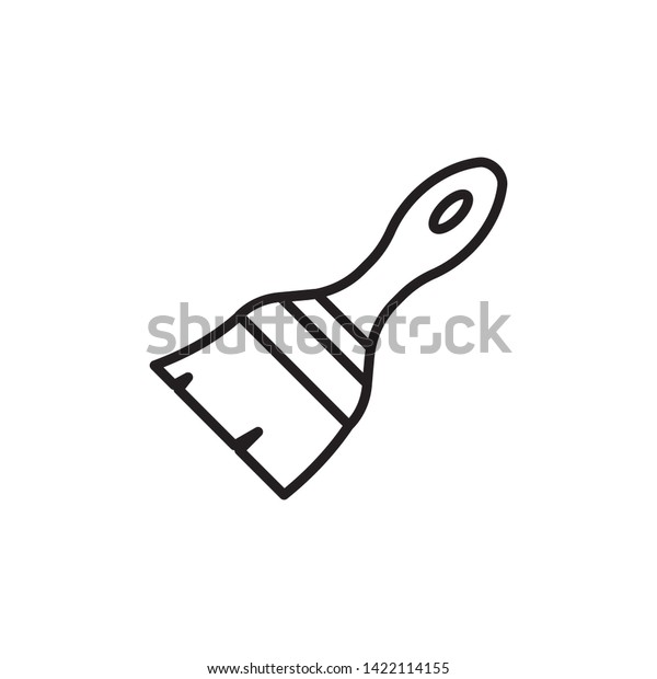 Brush Icon Symbol Sign Logo Template Stock Vector (Royalty Free ...