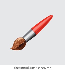 Brush Realism Drawing Tool Pencil Vector Stock Vector (Royalty Free ...