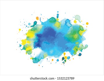 Brush Splash Paint Background Art Vector Stock Vector (Royalty Free ...