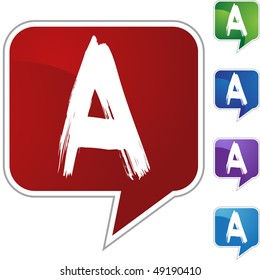 Brush Stroke Letter Stock Vector (Royalty Free) 49190410 | Shutterstock