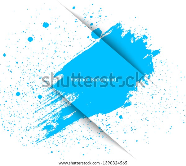 Brush Stroke Texture Banner Designvector Illustration Stock Vector ...