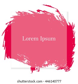 Brush Strokes Your Text Stylish Background Stock Vector (Royalty Free ...