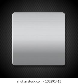 Brushed Metal Panel On Black Texture Stock Vector (Royalty Free ...