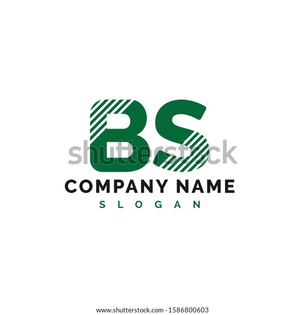 Bs Logo Design Bs Letter Logo Stock Vector (Royalty Free) 1586800603 ...