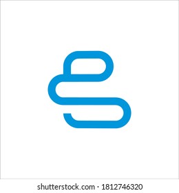 Bs Logo Design Vector Sign Stock Vector (Royalty Free) 1812746320 ...