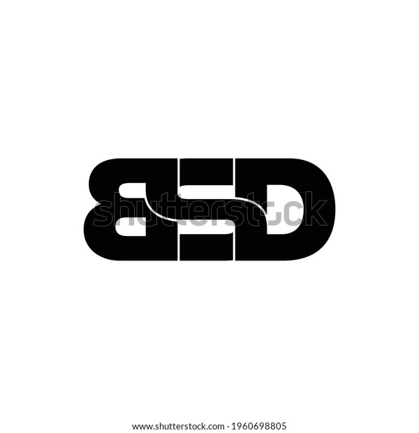 Bsd Letter Monogram Logo Design Vector Stock Vector (Royalty Free ...