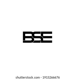 Bse Letter Original Monogram Logo Design Stock Vector (Royalty Free ...