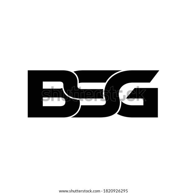 Bsg Letter Monogram Logo Design Vector Stock Vector (Royalty Free ...