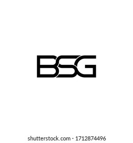 Bsg Letter Original Monogram Logo Design Stock Vector (Royalty Free ...