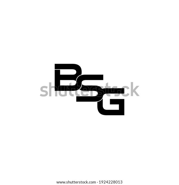 Bsg Letter Original Monogram Logo Design Stock Vector (Royalty Free ...