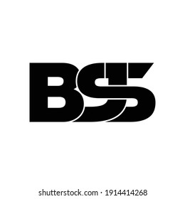 Bsj Letter Monogram Logo Design Vector Stock Vector (Royalty Free ...
