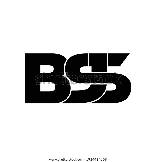 Bsj Letter Monogram Logo Design Vector Stock Vector (Royalty Free ...