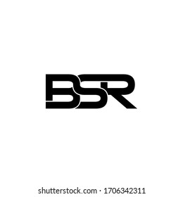 Bsr Letter Original Monogram Logo Design Stock Vector (Royalty Free ...