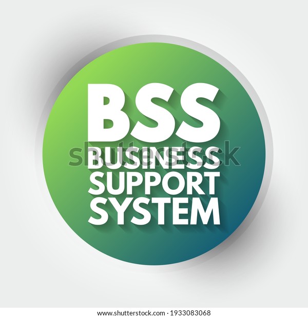 Bss Business Support System Acronym Business Stock Vector (Royalty Free ...