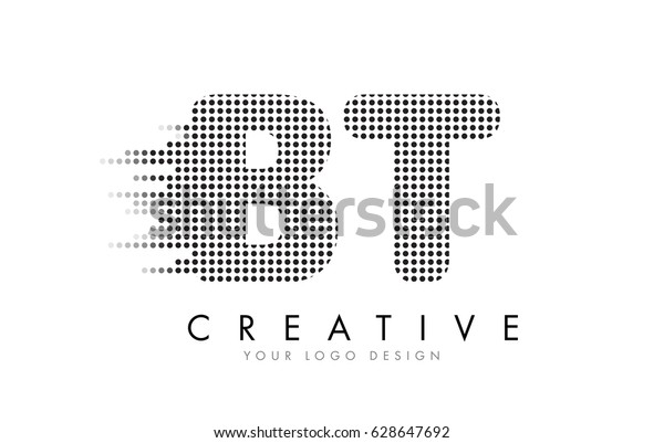 Bt B T Letter Logo Design Stock Vector (Royalty Free) 628647692 ...