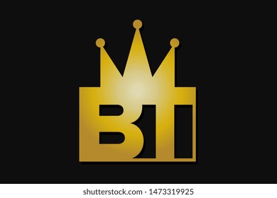 Bt Logo Gold Crown Stock Vector (Royalty Free) 1473319925 | Shutterstock