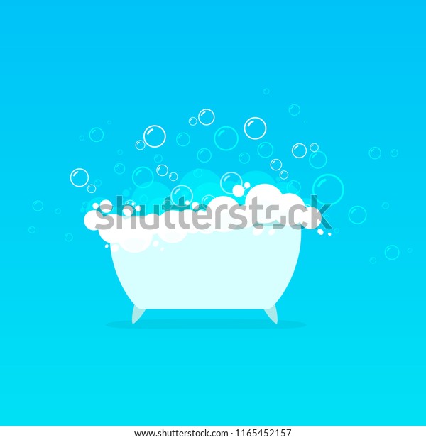 Bubble Bath Icon Clipart Image Stok Vektör (Telifsiz) 1165452157 ...