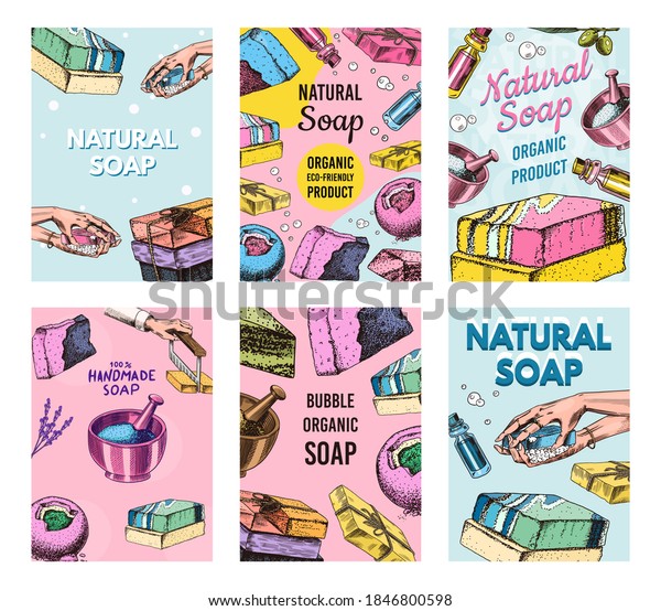 Bubble Bath Soap Poster Banner Washing Stock Vector (Royalty Free ...
