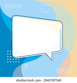 Bubble Chat Abstract Background Promotion Social Stock Vector (Royalty ...
