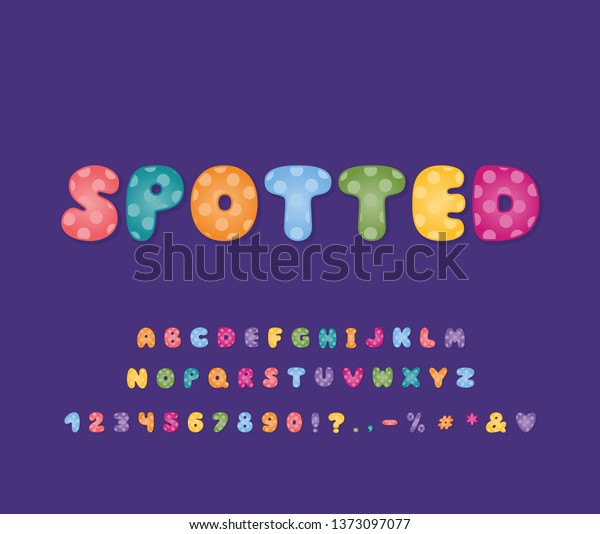 Bubble Colorful Alphabet Vector Letters Numbers Stock Vector (Royalty ...