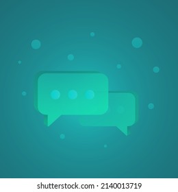 Bubble Speech Notification Announcement Alert Sign Stock Vector ...