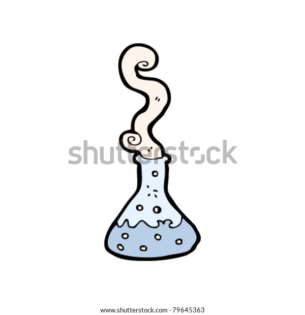 Bubbling Science Vial Cartoon Stock Vector (Royalty Free) 79645363 ...