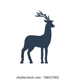 Buck Icon On White Background Vector Stock Vector (Royalty Free ...
