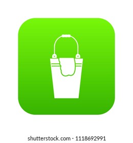 Bucket Rag Icon Digital Green Any Stock Vector (Royalty Free ...