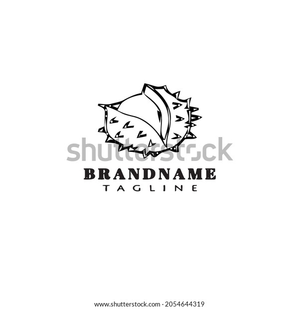 Buckeye Logo Cartoon Icon Design Template Stock Vector (Royalty Free ...