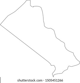 Bucks County Map Pennsylvania State Stock Vector (Royalty Free ...