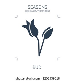 Bud Icon High Quality Filled Bud Stock Vector (Royalty Free) 1208539018 ...