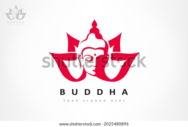 Buddha Lotus Flower Logo Vector Design Stock Vector (Royalty Free ...