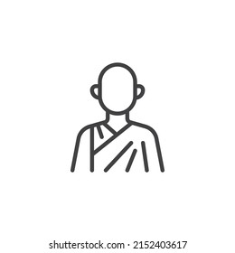 1,385 Monk outline Images, Stock Photos & Vectors | Shutterstock