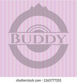 Buddy Pink Emblem Stock Vector (Royalty Free) 1263777331 | Shutterstock